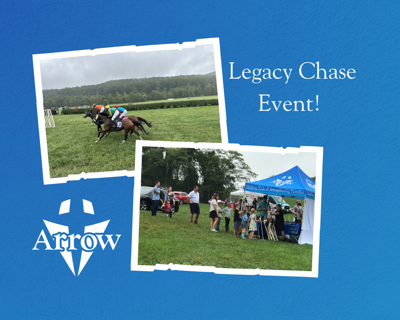 Arrow attends Legacy Chase Event - Arrow Child & Family Ministries